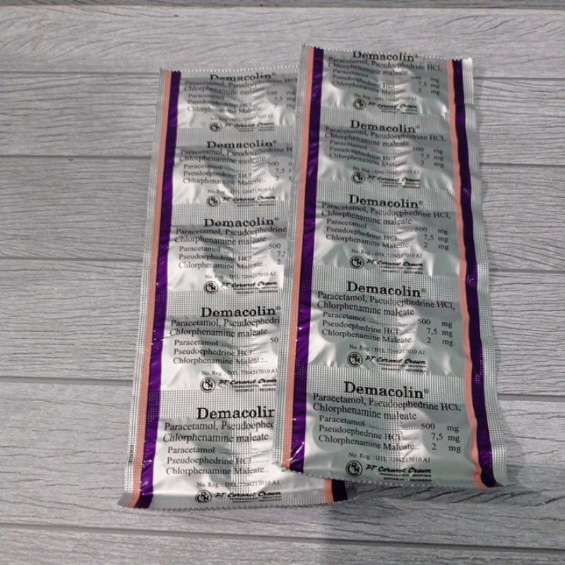 Jual Demacolin Tablet (strip) | Shopee Indonesia