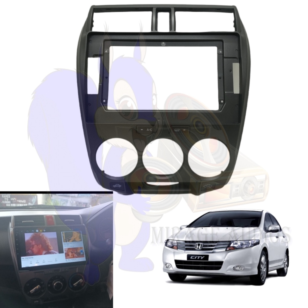 Jual Frame Head Unit Honda City 10 inch 2008 2009 2010 2011 2012 2013 ...