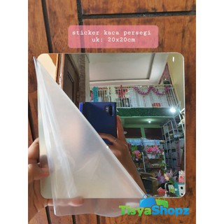 Jual [1 PC ] Cermin Sticker Kaca Persegi / Sticker Cermin Persegi ...