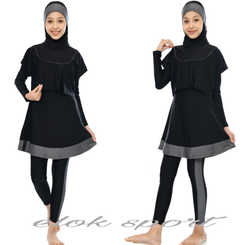 Jual Baju renang muslim baju renang muslim syar'i ABG-REMAJA usia 10-15 ...