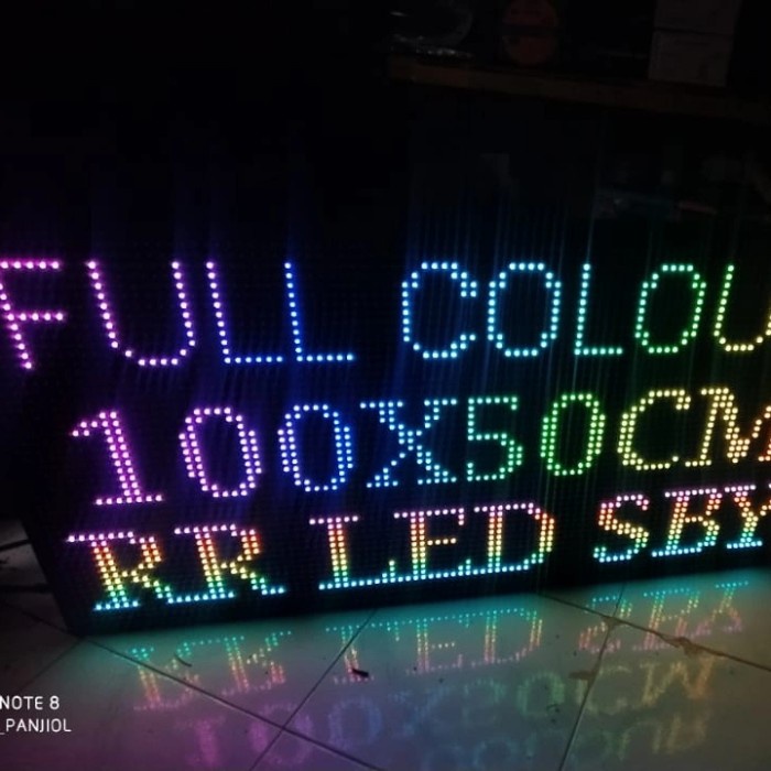 Jual Running text RGB 100x50 CM (ukuran termasuk frame) | Shopee Indonesia