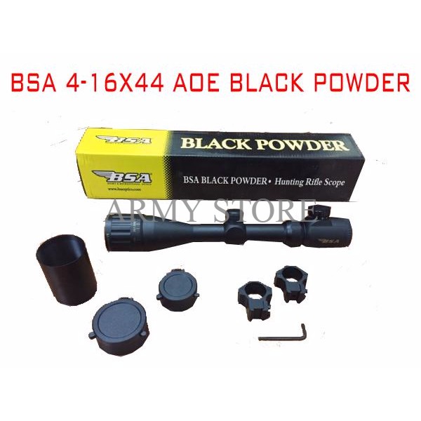 Jual teleskop bsa 4-16x44 AOE black powder | Shopee Indonesia