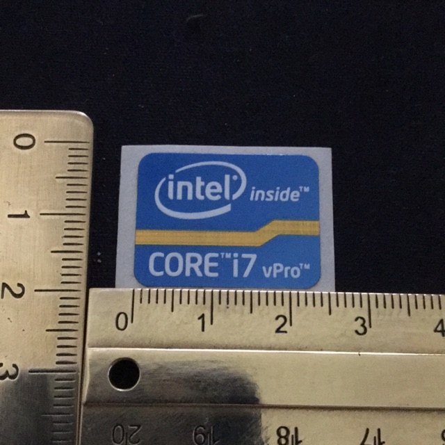 Jual Stiker Sticker intel Core i7 vPro gen 2/3 ori | Shopee Indonesia
