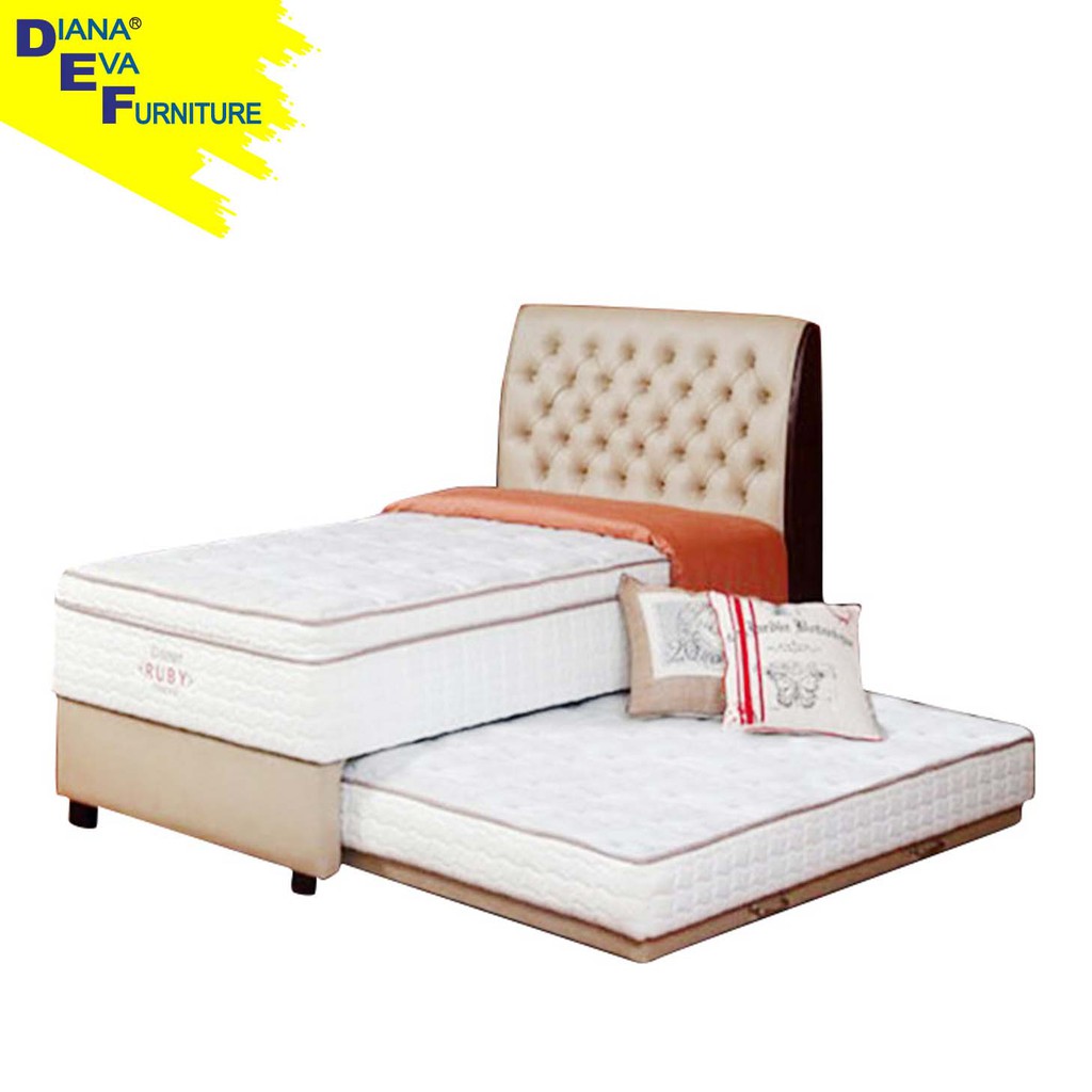 Jual Guhdo 2in1 Ruby dream Set Virginia ( Kasur + Sorang + Bed Frame ) | Shopee Indonesia