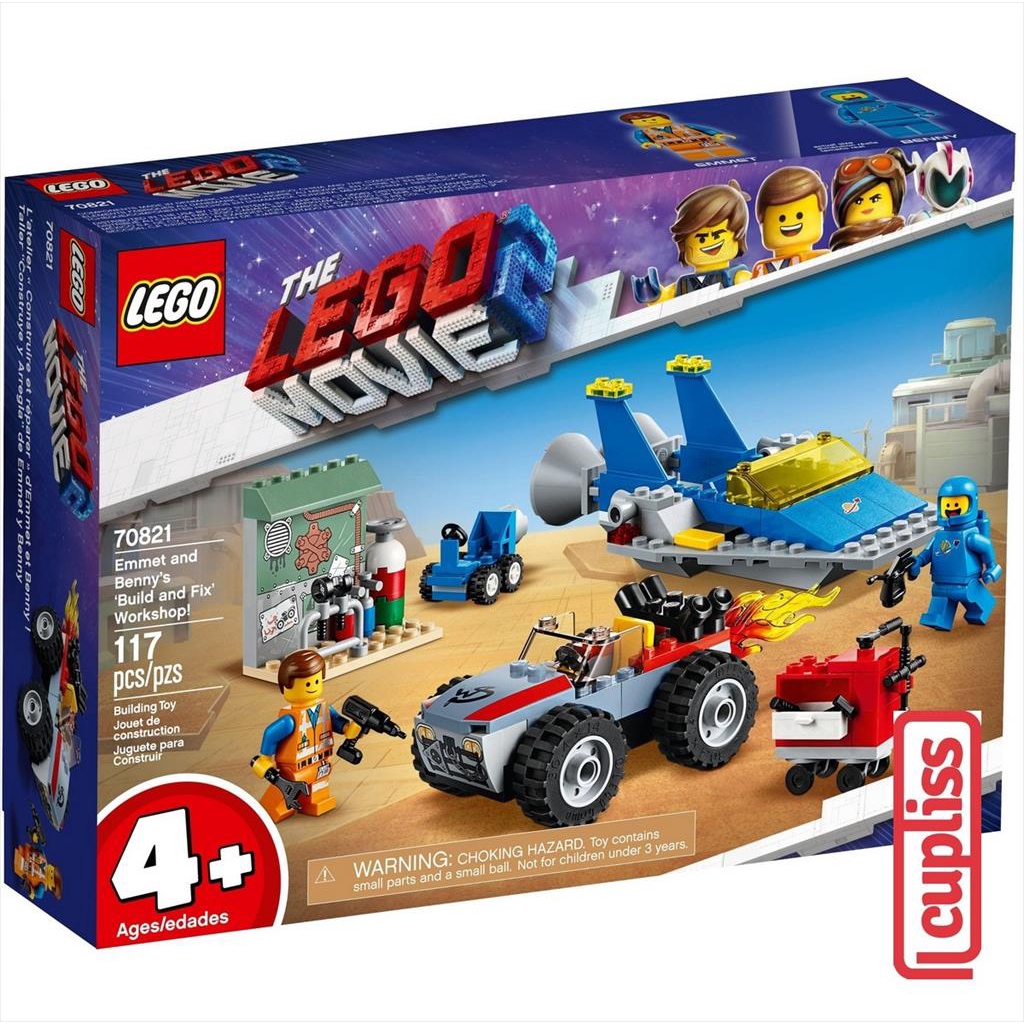Jual LEGO Movie 70821 Emmet and Benny Build and Fix Workshop | Shopee ...