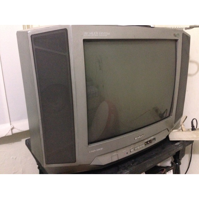 Jual TV tabung 24 inch Sharp Universe bekas | Shopee Indonesia