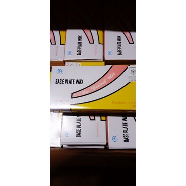 Jual DENTAL BASE PLATE WAX (Lilin Gigi Palsu) | Shopee Indonesia