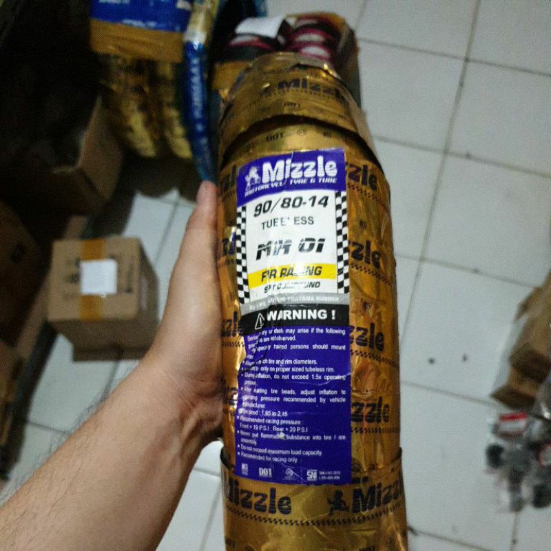 Jual Mizzle tubeless mr 01 90/80-14 (racing compound) | Shopee Indonesia