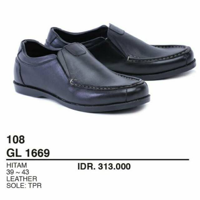 Jual Garsel - GL 1669 Sepatu Formal Pria| Pantofel Murah Original ...