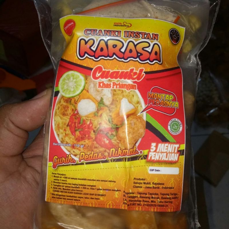 Jual cuanki instant mie bandung batagor somai somay pilus cikur baso ...