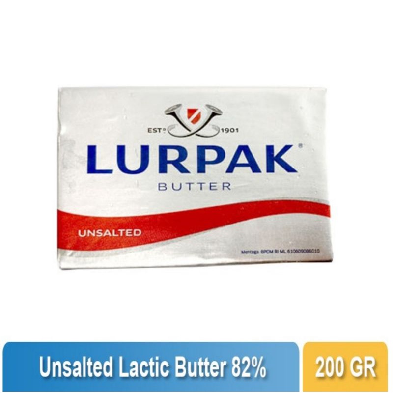 Jual Lurpak Unsalted Butter 200gr (Original) | Shopee Indonesia