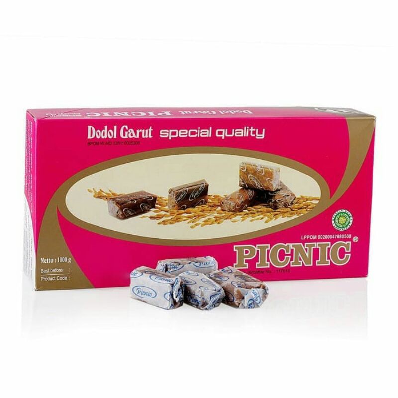 Jual Dodol Garut Picnic Classic Rasa Original Oleh Oleh Khas Priangan Kemasan Dus 1kg Terlaris ...