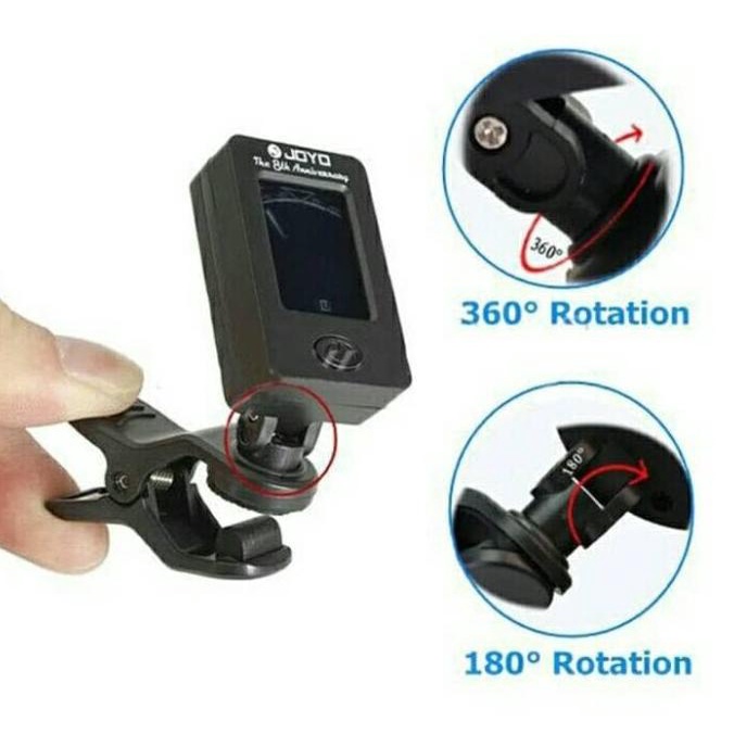 Jual tuner digital JOYO alat stem biola gitar ukulele alat stel nada ...