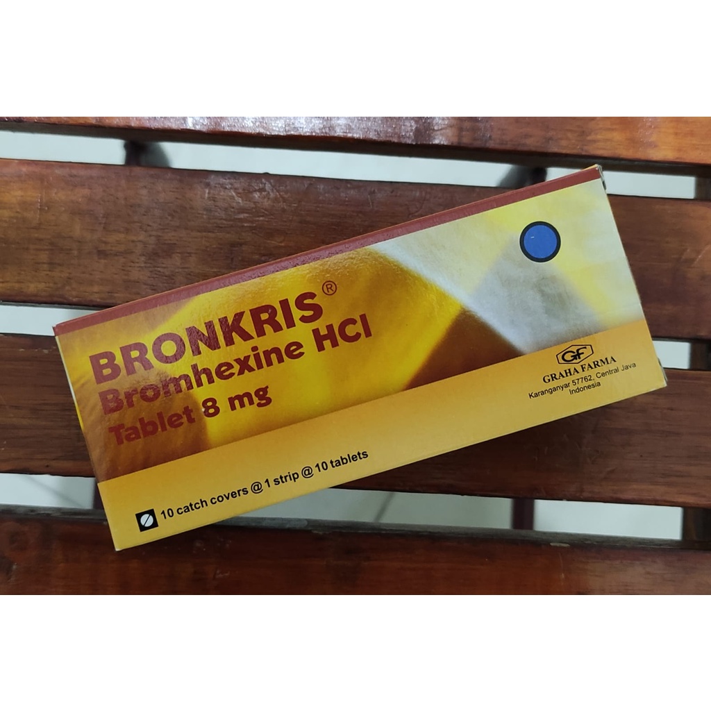 Jual Bronkris 100 Tablet / Obat Batuk Berdahak / Pengencer Dahak ...