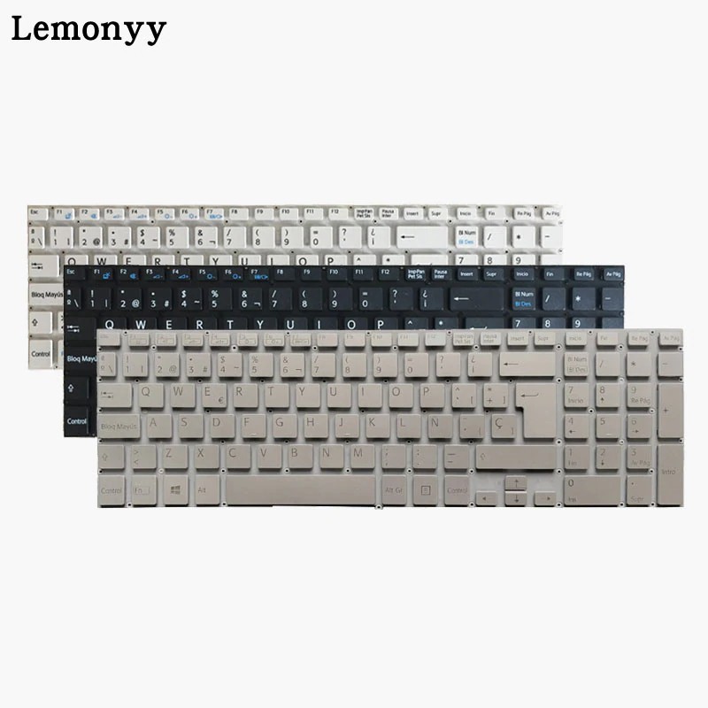 Jual IMPORT Spanish laptop Keyboard layout For Sony Vaio Fit 15 SVF152 SVF153 SVF15A SVF15E ...