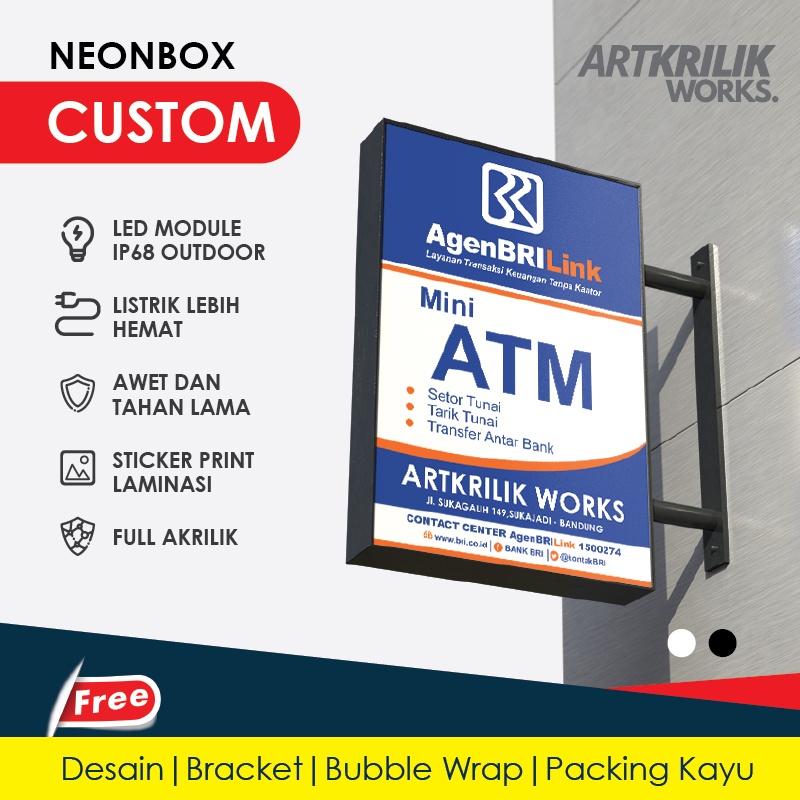 Jual NEONBOX BRILINK CUSTOM FULL AKRILIK INDOOR / OUTDOOR | Shopee ...