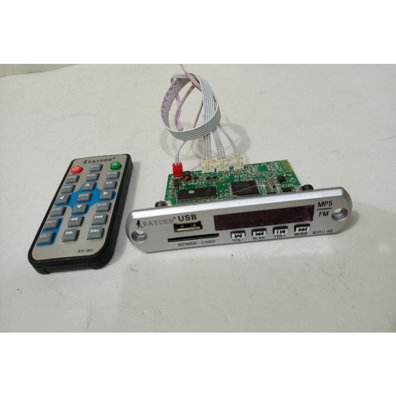 Jual kit modul 12 volt USB MMC MP3 digital player mp4,MP5, FM radio | Shopee Indonesia