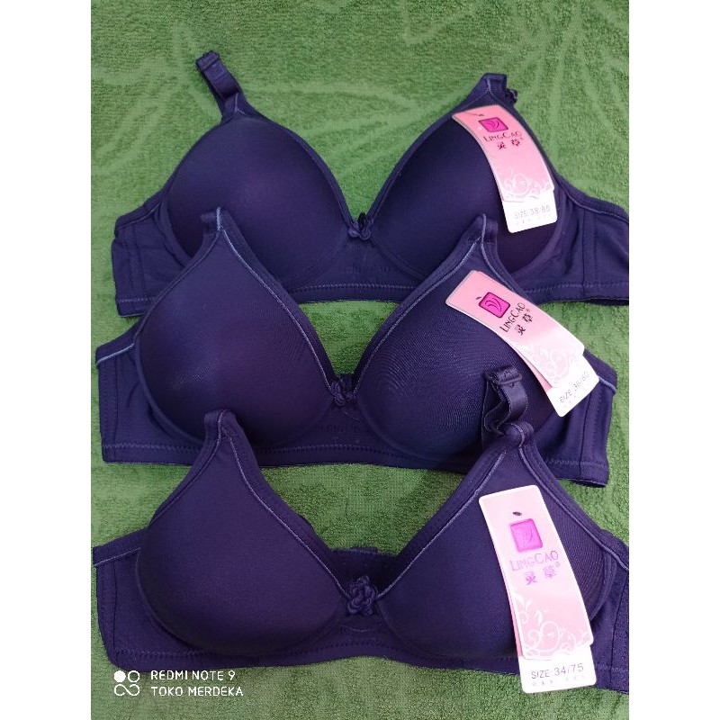 Jual BH TANPA KAWAT | BRA WANITA BUSA STANDAR | BRA LING CAO A5 | KAIT 2 | Shopee Indonesia