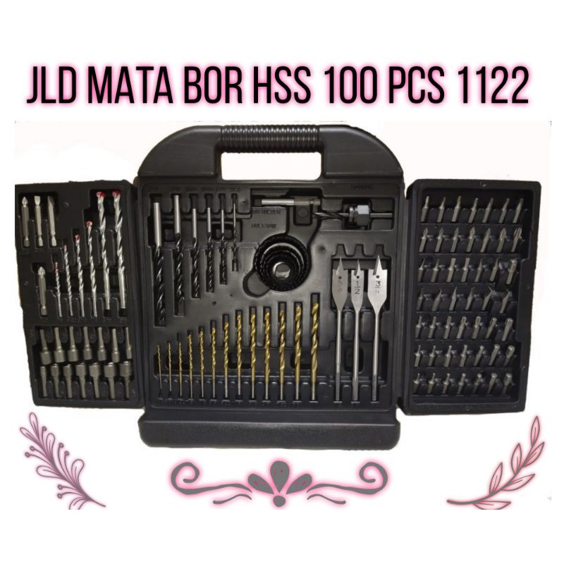 Jual MATA BOR BESI KAYU TEMBOK BETON KIPAS MATA OBENG HOLESAW FULL SET ...