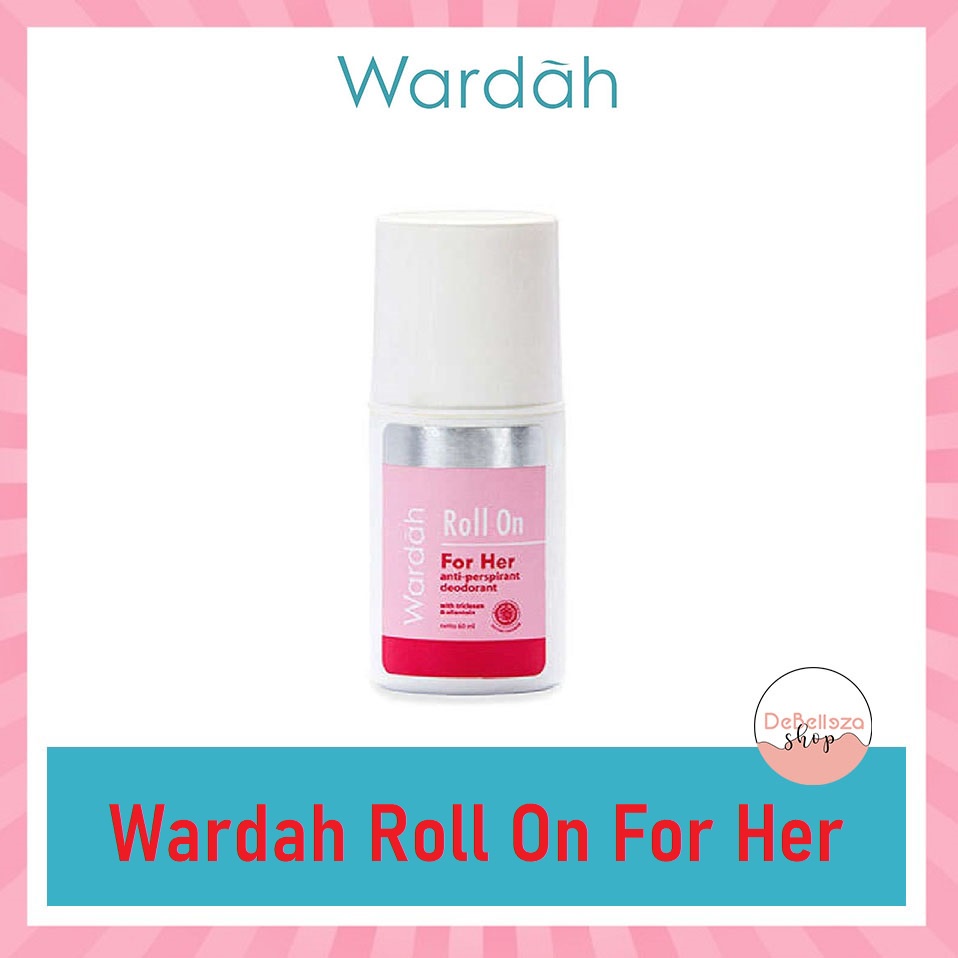 Jual Wardah Roll On For Her 60 ml - Deodorant pencegah bau badan ...