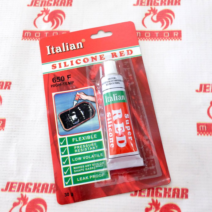 Jual Lem Red Silicone Italian 30 gr | Shopee Indonesia