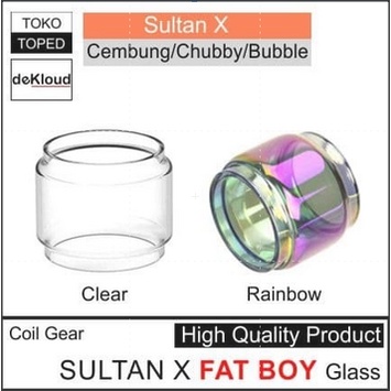 Jual Tabung kaca SULTAN X RTAx glass kaca cembung | Shopee Indonesia