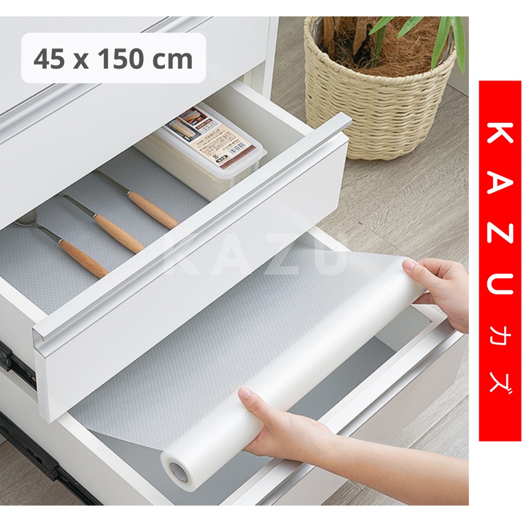 Jual KAZU KHL252 Alas Laci Lemari Meja Kulkas Transparan Non Slip Tahan ...