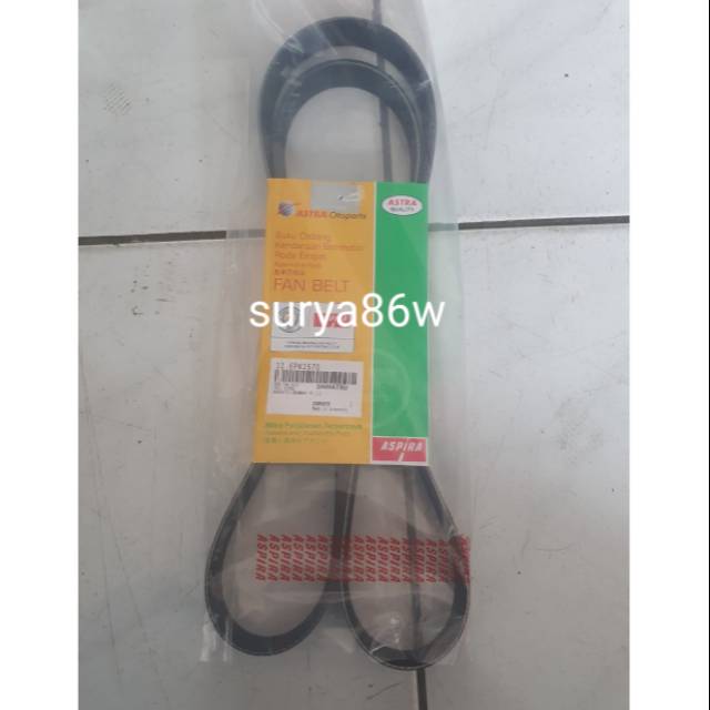 Jual van belt gran max powersteering 1.3cc tali kipas 6PK1570 grandmax fan belt rib alternator ...