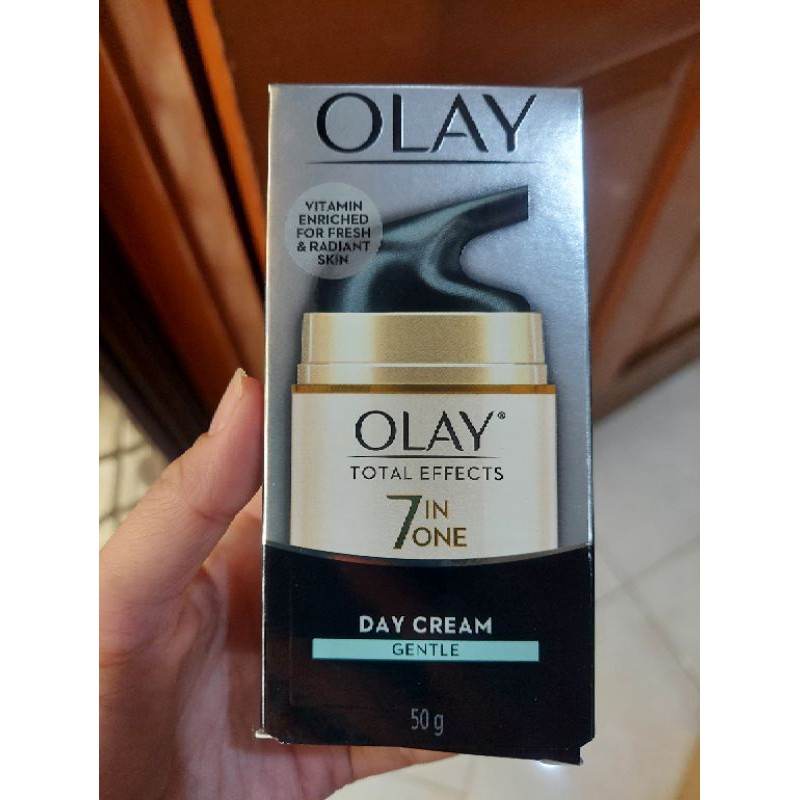 Jual Olay total effects normal gentle spf 15 50 gr olay total efek day night cream daily serum ...