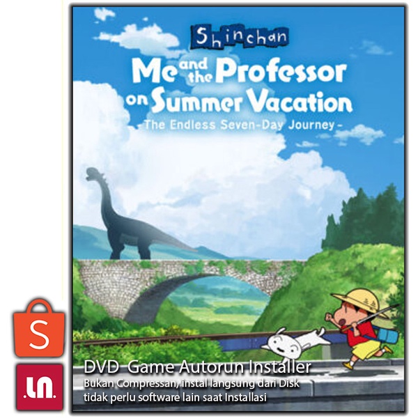 Jual Shin chan : Me and the Professor on Summer Vacation - Shiro and ...