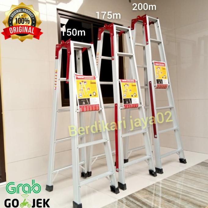Jual Tangga Lipat 2 meter Destar / type Grand Ukuran / 1,5M / 1,75M ...