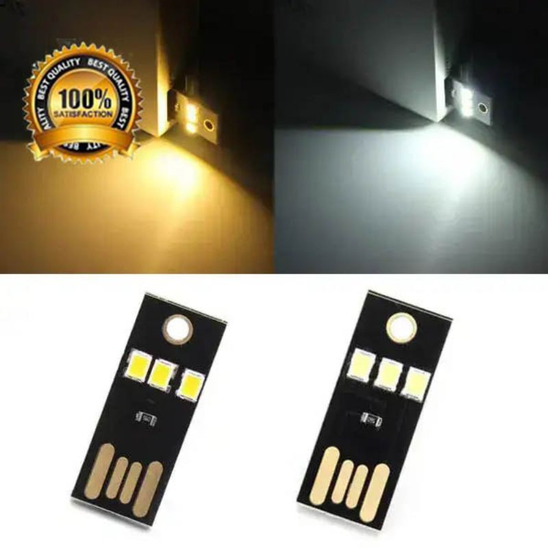 Jual Mini led usb 3 mata led lampu camping lampu malam lampu darurat | Shopee Indonesia