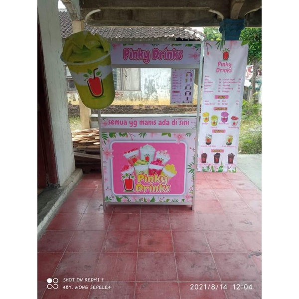 Jual Booth portable Gerobak lipat simpel kuat kokoh | Shopee Indonesia