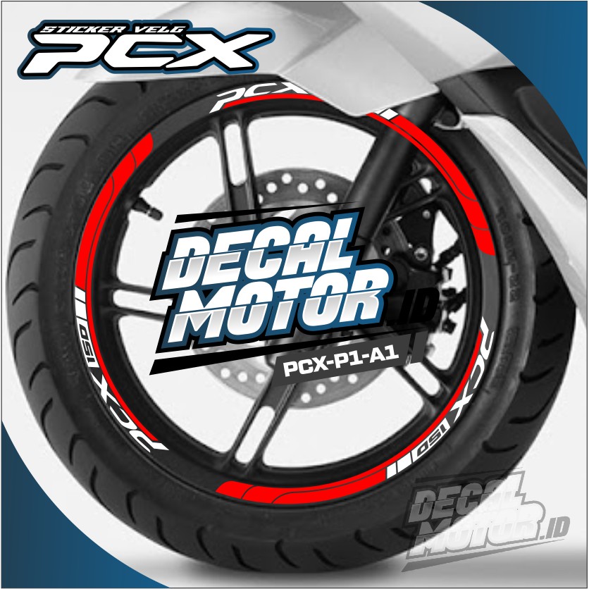 Jual sticker cutting list velg pcx stiker pelek honda pcx lis velk ...