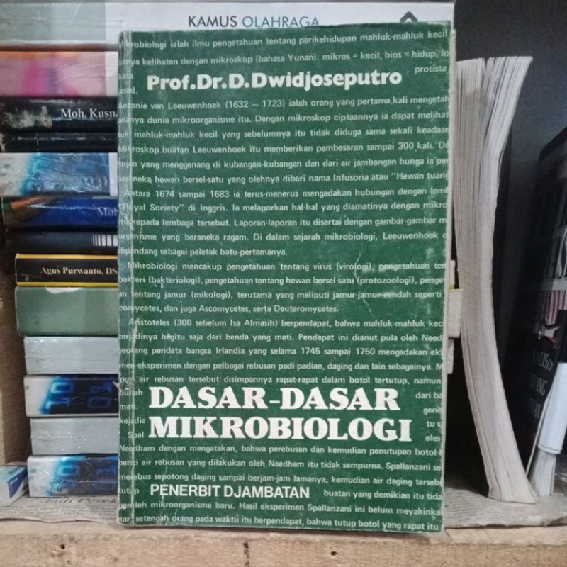 Jual dasar-dasar mikrobiologi penerbit djambatan | Shopee Indonesia
