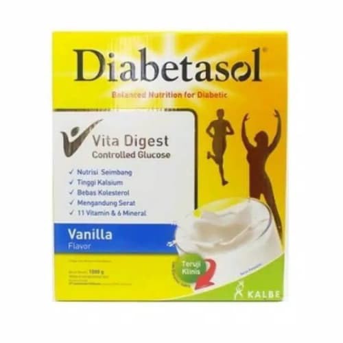 Jual SUSU DIABETASOL 950 GRAM VANILA 700 170GRAM/950 GRAM | Shopee ...