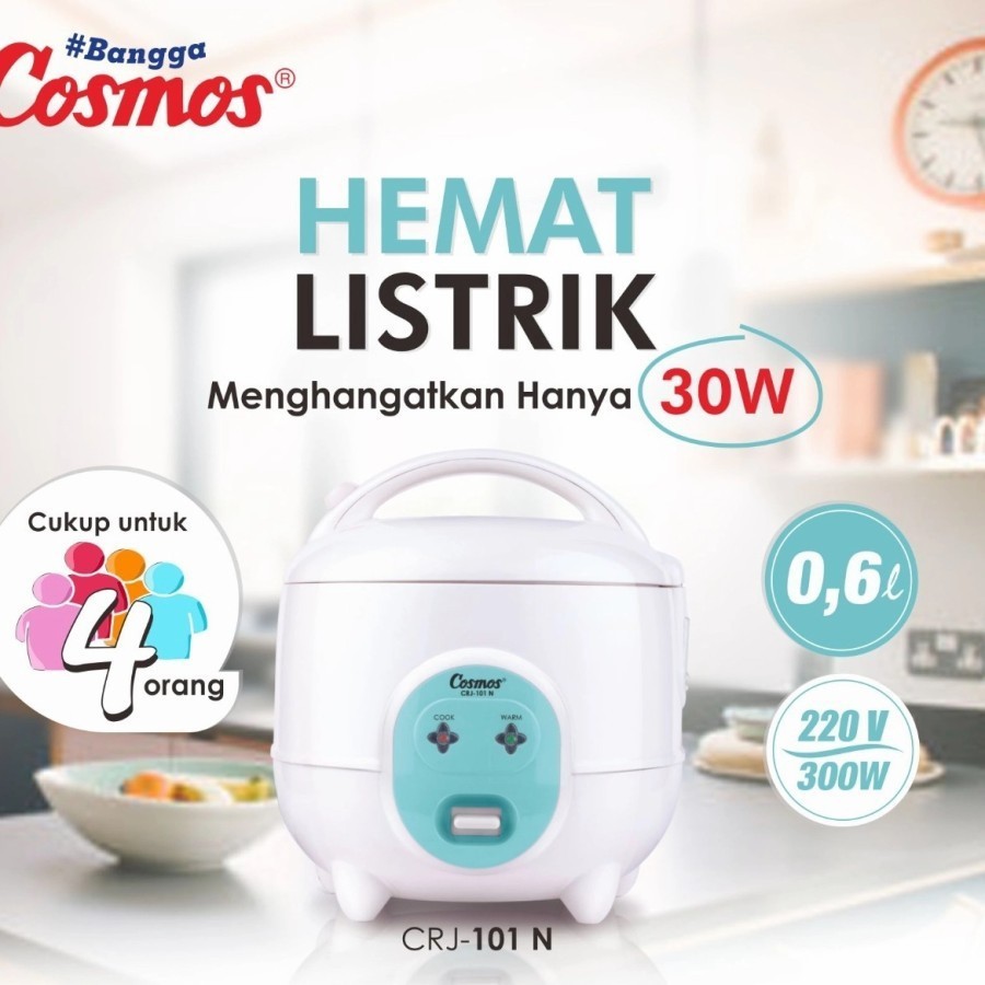 Jual RICE COOKER COSMOS CRJ-101 PENANAK NASI 0,6 L | Shopee Indonesia
