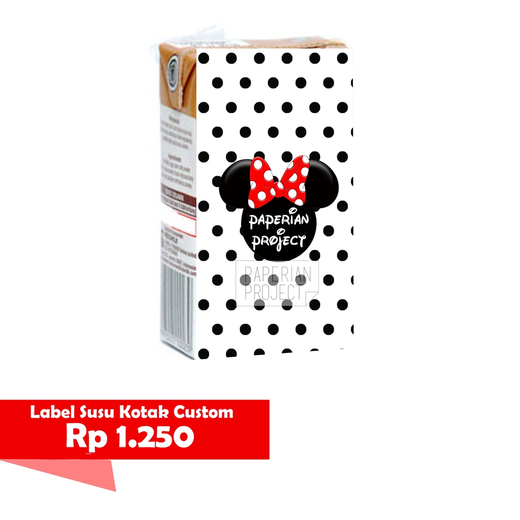Jual Label Susu Kotak / Botol Custom | Shopee Indonesia