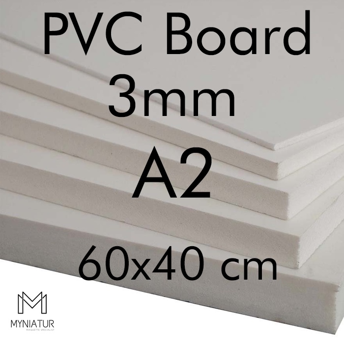 Jual [1pcs WAJIB INSTAN] PVC Board 3mm A2 60 x 40 - Papan PVC Foam ...