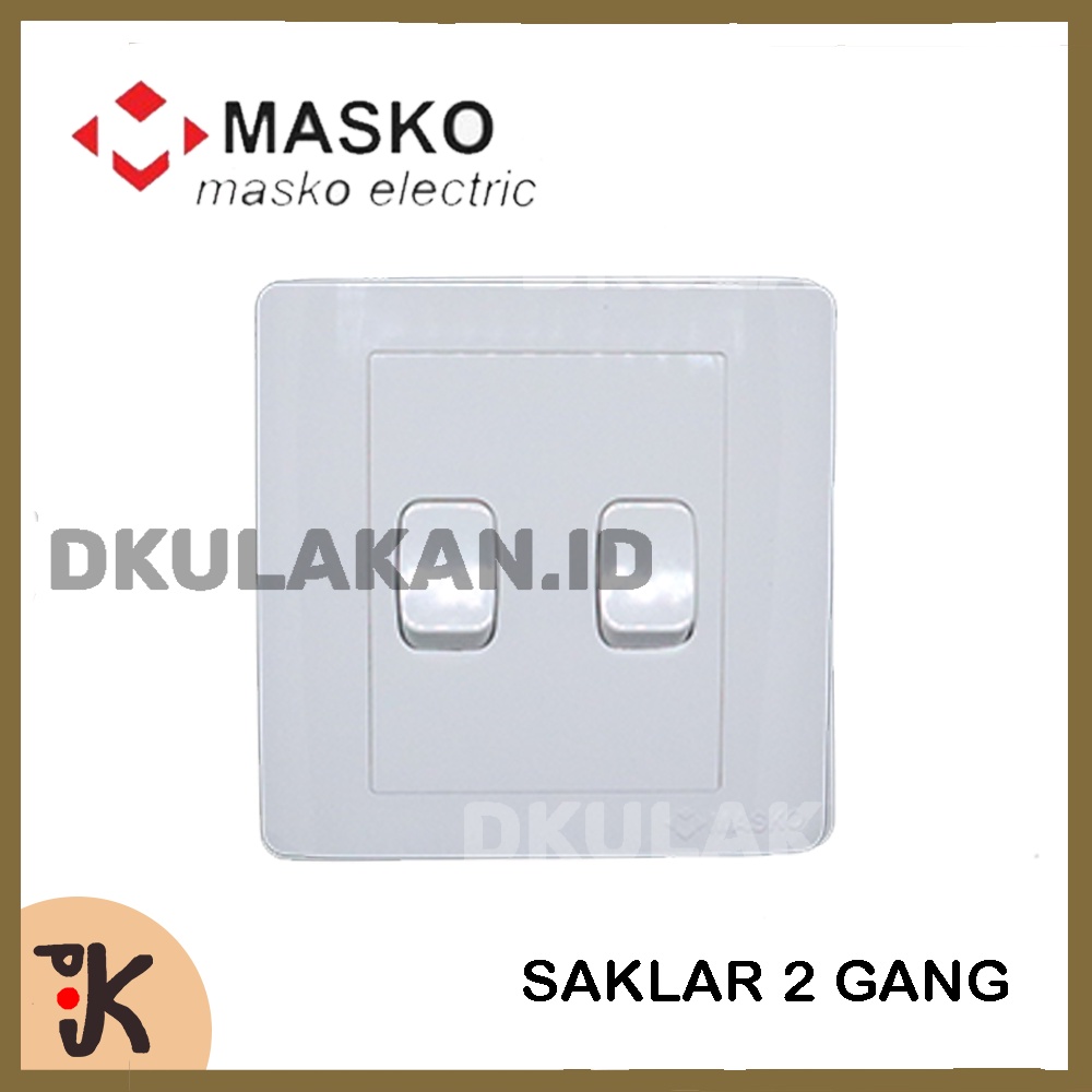 Jual MASKO IB SAKLAR SERIE PUTIH + SEKRUP MINIMALIS TIPE VIOLA V-312 ...