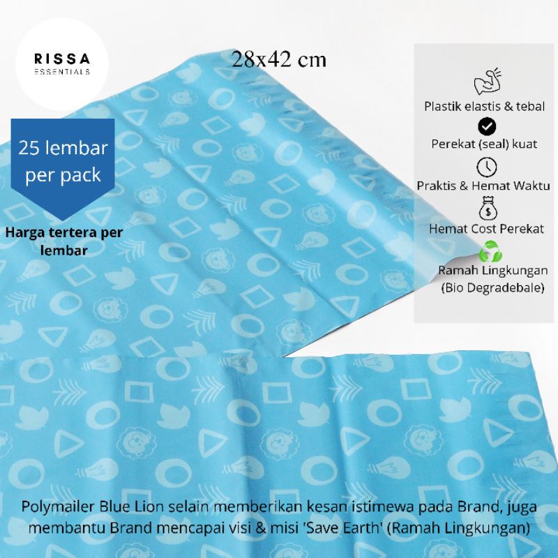 Jual [28x42] [RISSA] POLYMAILER MOTIF LUCU (HARUS MINIMAL 25) AMPLOP ...