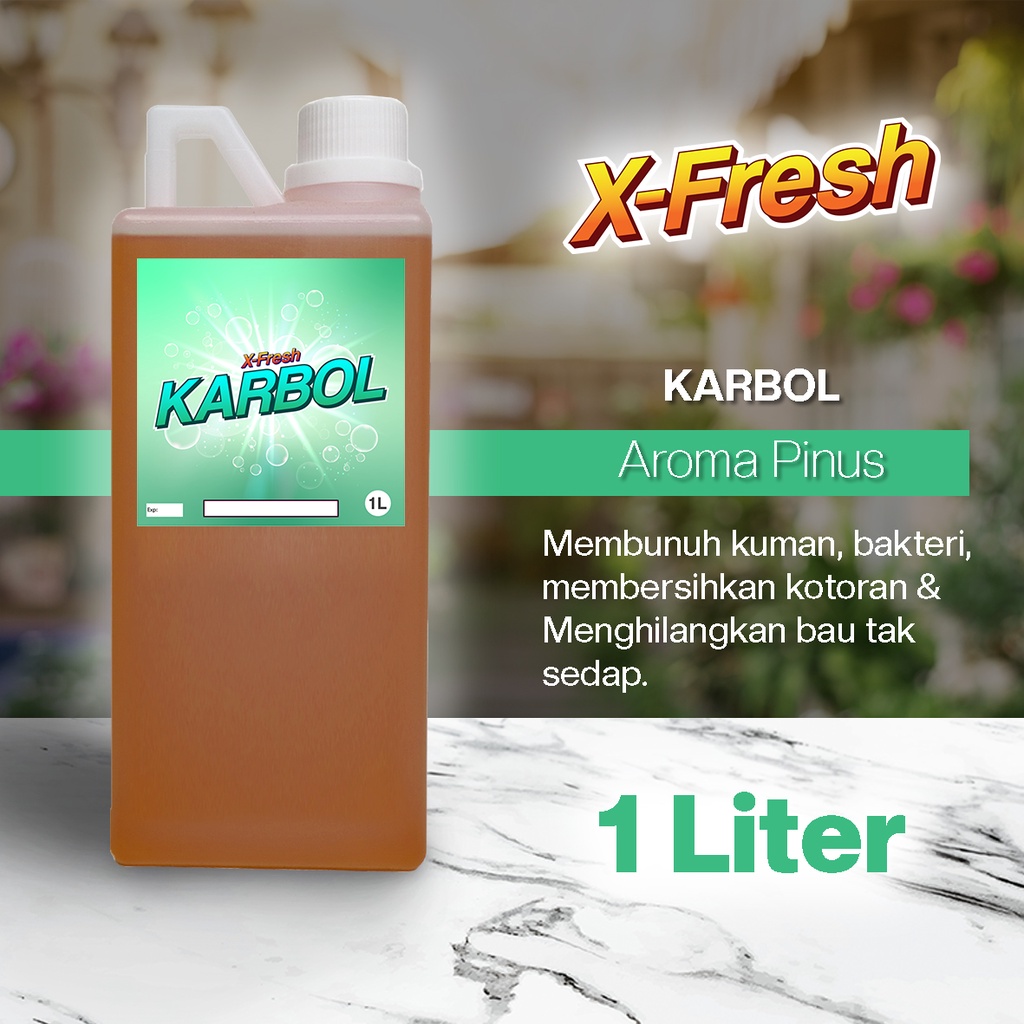 Jual Karbol Anti Bakteri XFRESH 1L / Karbol Antibacterial Aroma Pinus ...