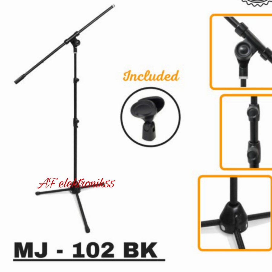 Jual Stand Mic Kloht MJ-102 BK | Shopee Indonesia