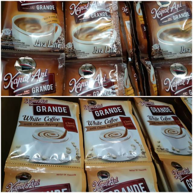 Jual Kopi kapal api grande 2 variant 1 renteng ( 10x20 gram ) | Shopee ...