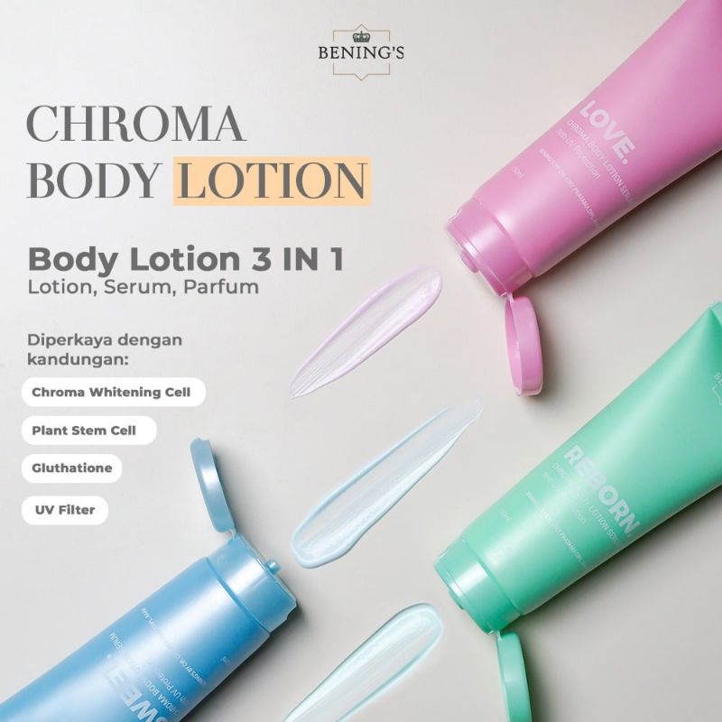 Jual HANBODY LOTION CHROMA BODY LOTION SERUM BENINGS | Shopee Indonesia