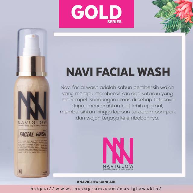 Jual NAVI FACIAL WASH (gold series) | Shopee Indonesia