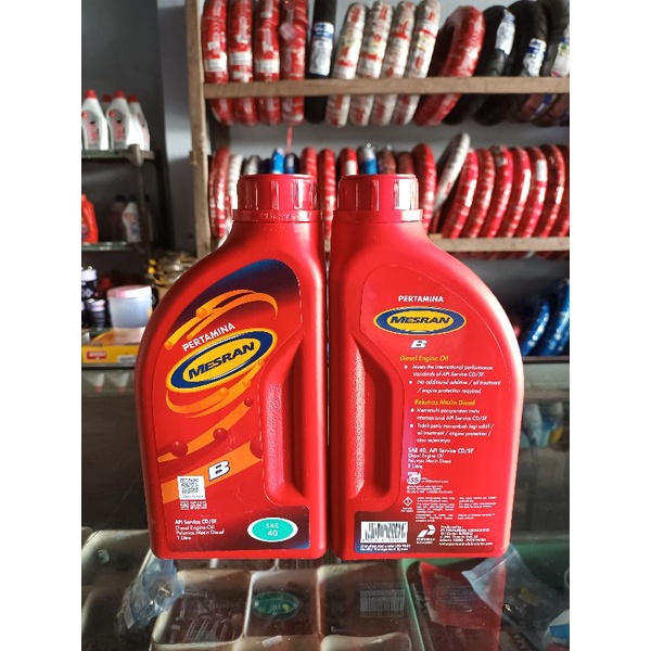 Jual Oli Mesran B 1L Pertamina Diesel Oil Mesran B 1 liter ORIGINAL ...