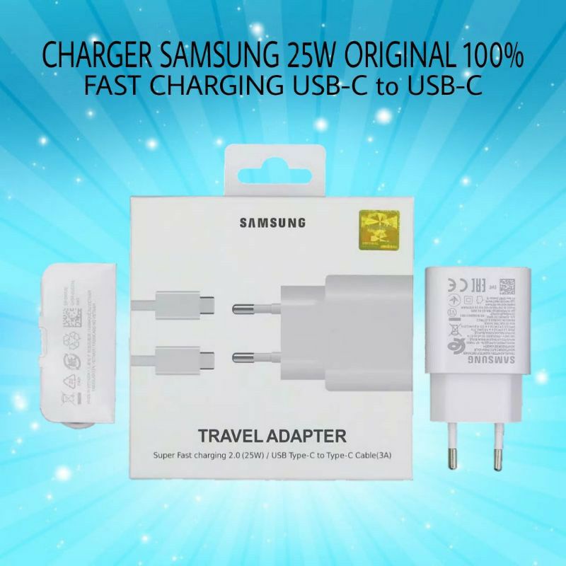 Jual BATAM SHOPPING MALL (TUR) CAS HP TYPE C / CHARGER SAMSUNG 25W ...