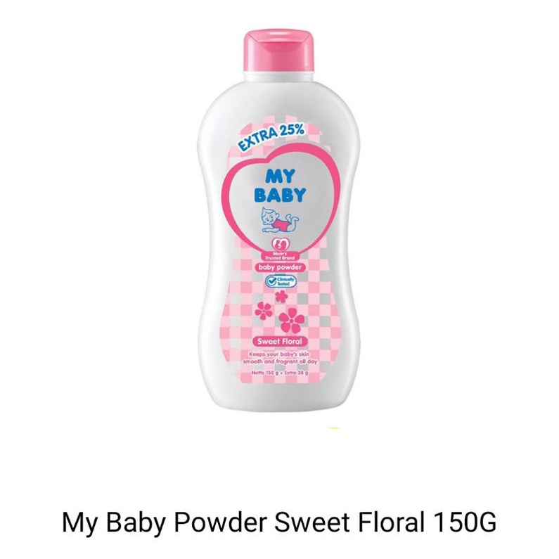 Jual My Baby Powder Sweet Floral 150g | Shopee Indonesia