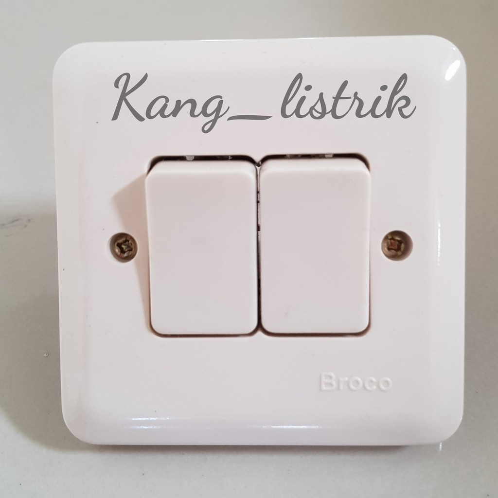 Jual BROCO NEW GEE Saklar Seri Broco IB 6622U / BROCO SAKLAR DOUBLE ...